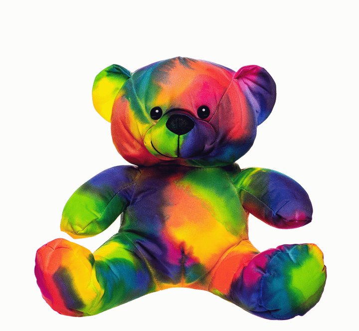 Tie Dye Teddy | Collections – Noah's Ark Animal Workshop
